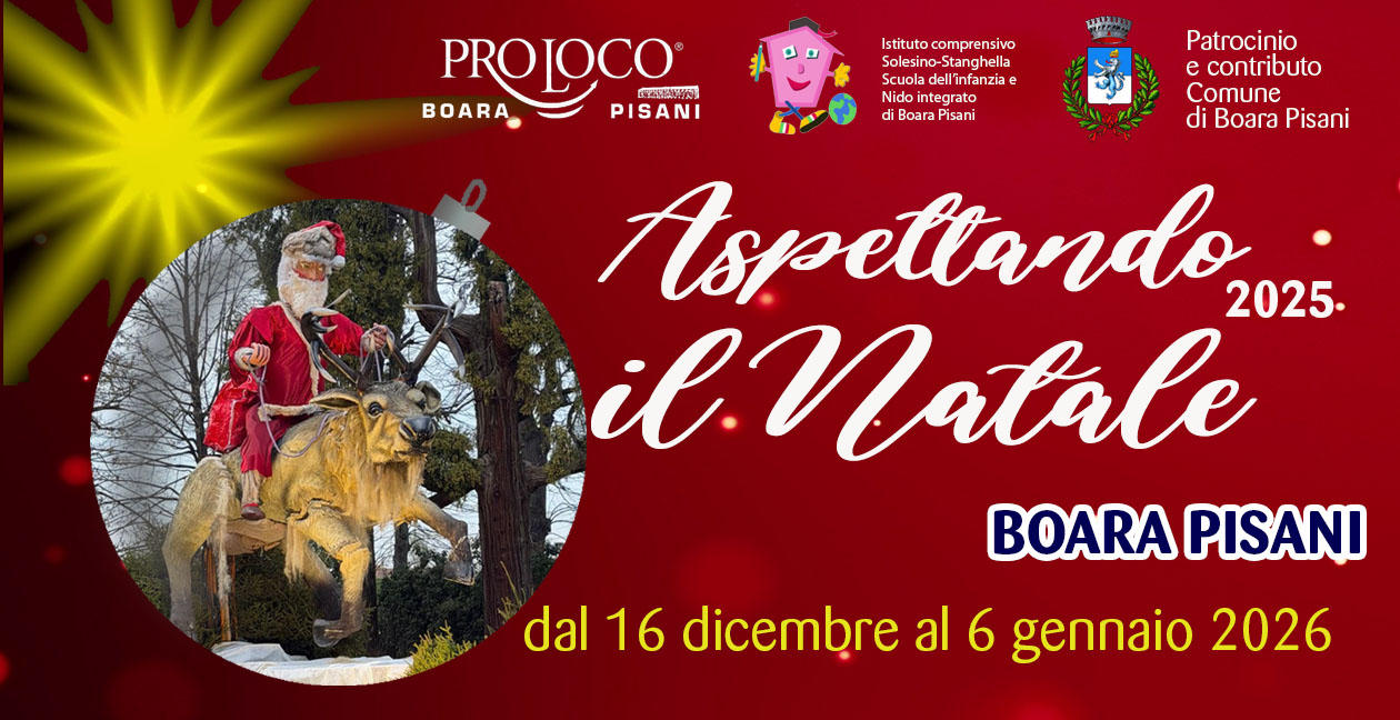 ASPETTANDO IL NATALE Boara Pisani 2025