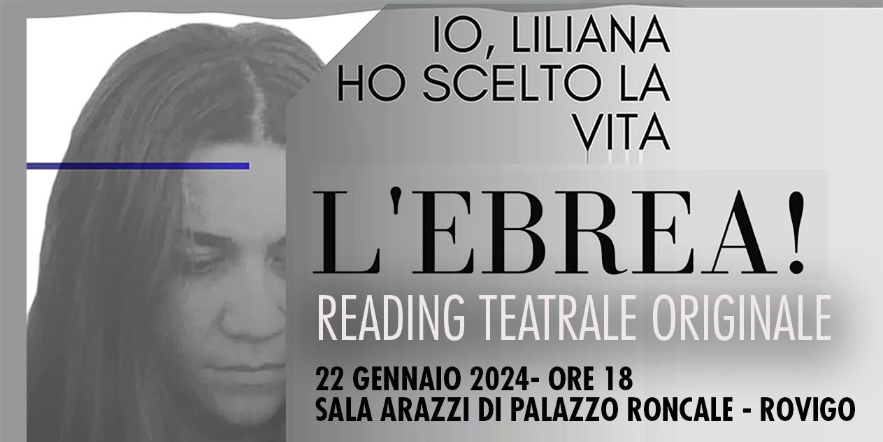 L'Ebrea Io, Liliana, ho scelto la vita 2024